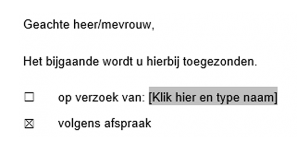 Word sjabloon: zonder begeleidend schrijven - Easy Template